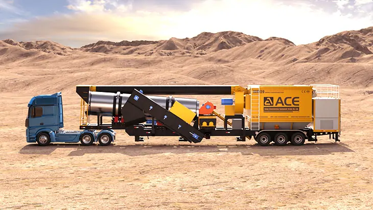 Newly Developed Super Mobile Asphalt Plant IAM Series